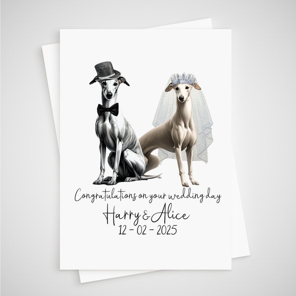 Dog Wedding Card - Etsy