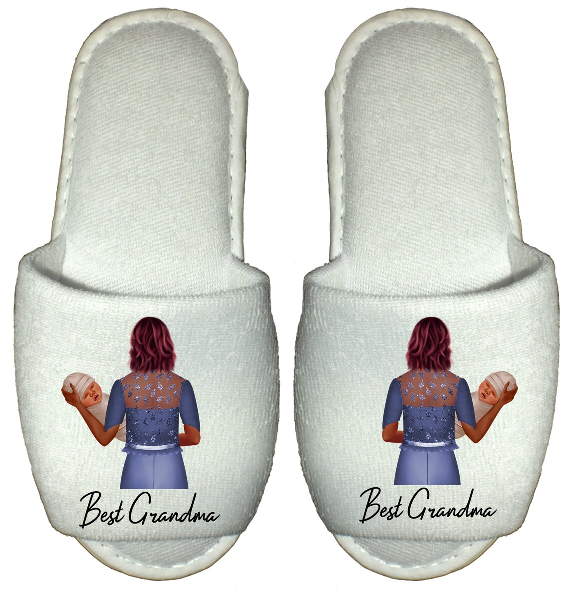 Grandmother to Be Spa Slippers Nanny Nan Grandma Baby Shower - Etsy UK