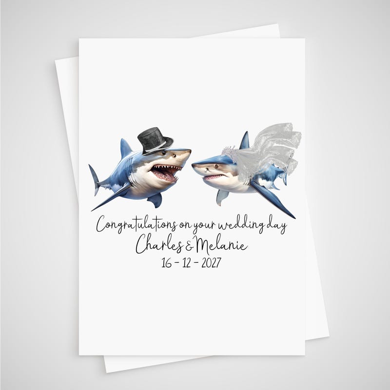 Shark Wedding - Etsy