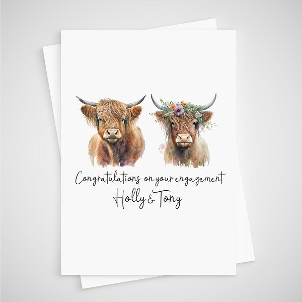 Engagement Cards - Etsy