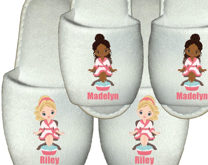 Personalised Drink Spa Slippers Prosecco Gin Mojito Whiskey Cocktail ...