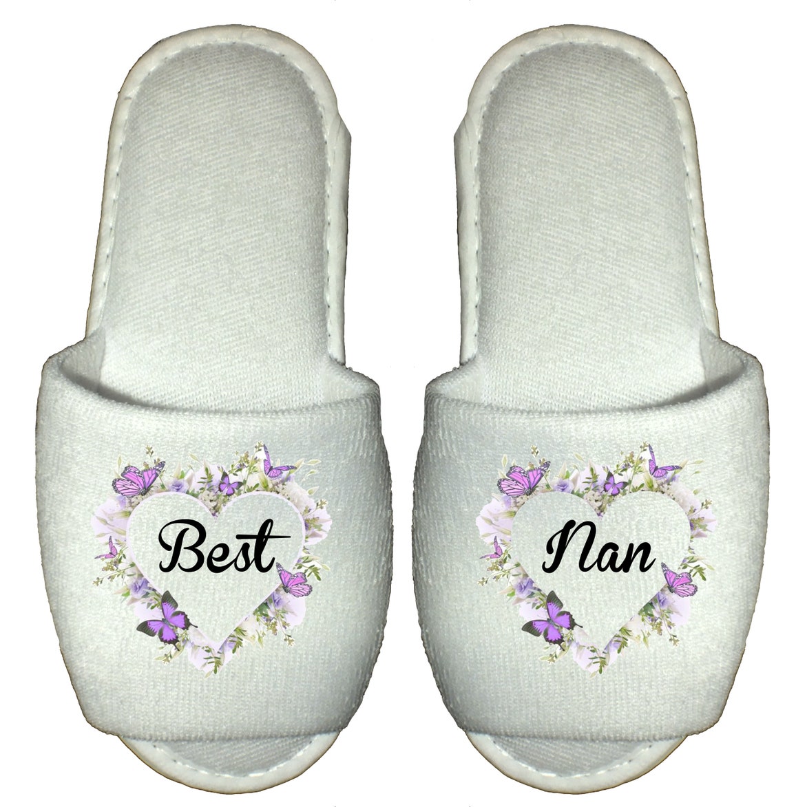 Best Nan Spa Slippers Personalised Mum Nanny Gran Nana - Etsy UK