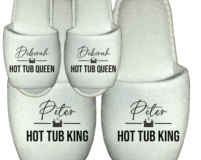 Personalised Drink Spa Slippers Prosecco Gin Mojito Whiskey Cocktail ...