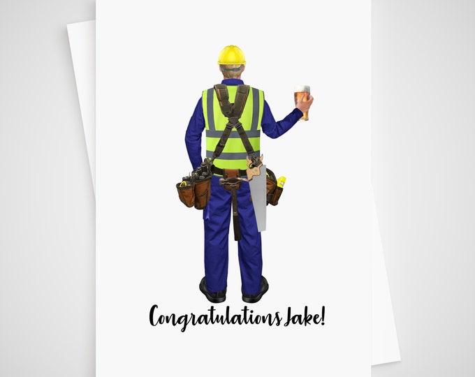 Warehouse Worker Good Luck in Your New Job Card. Congratulations ...