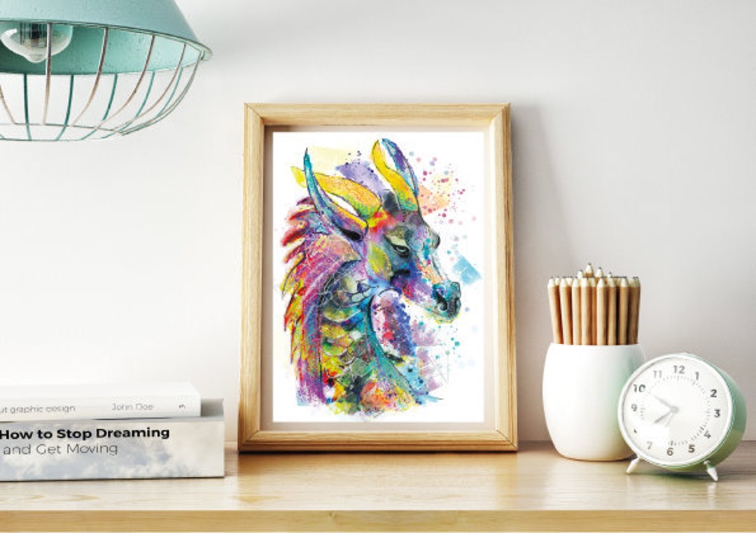 Dragon artwork print fantasy mythical wall decor wall art - Etsy.de