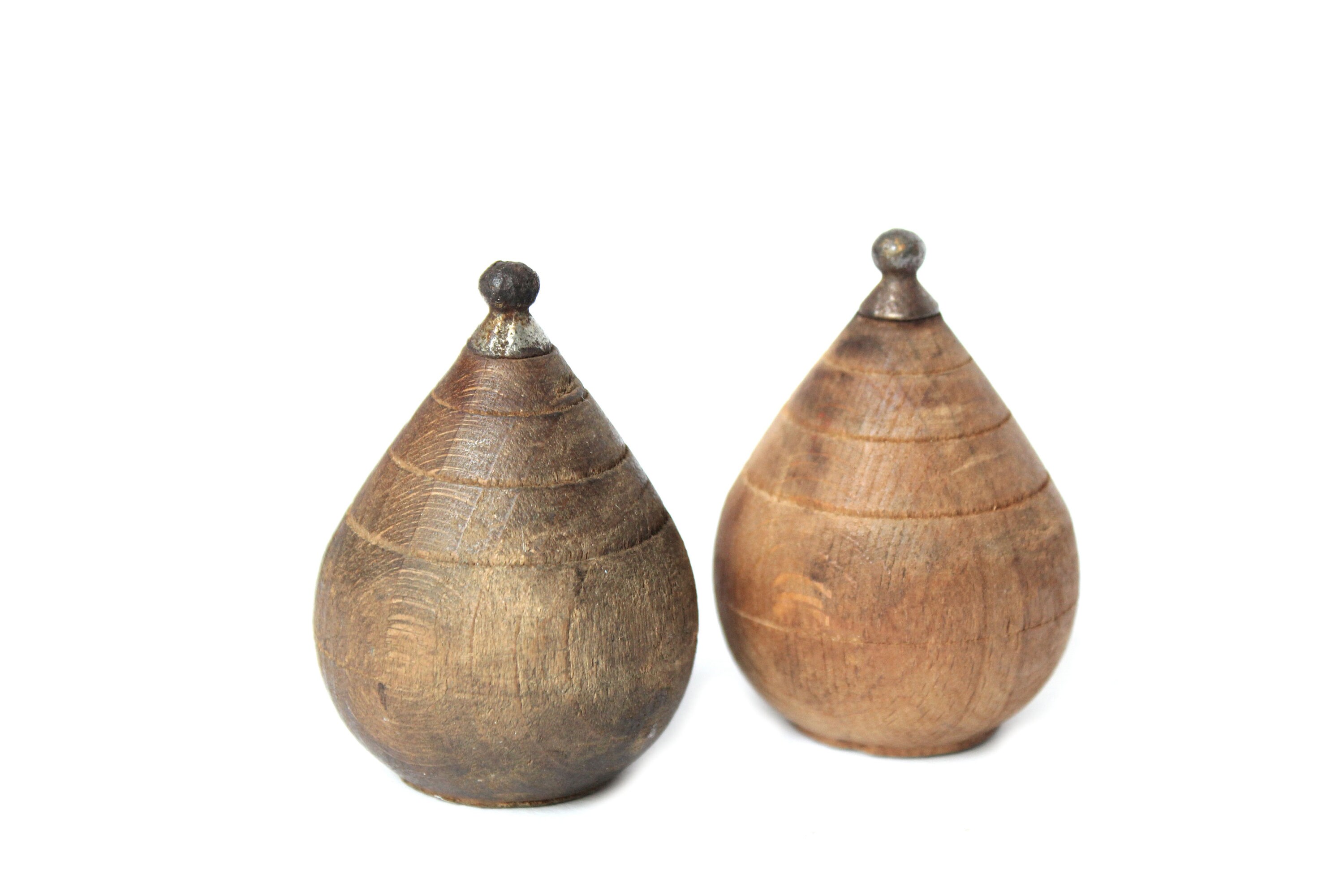 Vintage Wood Toy Tops - Etsy