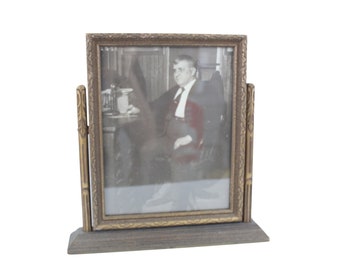 Antique Wood Swivel Picture Frame Art Deco 1920s Tabletop 8x10 - Etsy