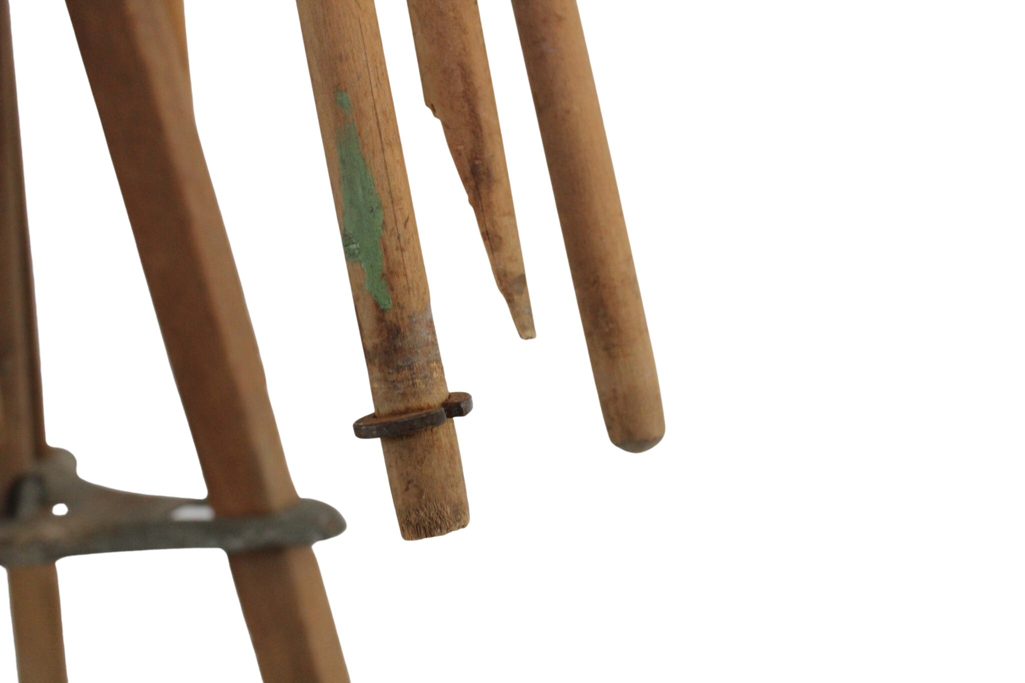 Vintage Wood Clothes Drying Rack Umbrella Style - Antique Drying Rack ...