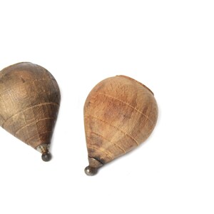 Vintage Wood Toy Tops - Etsy