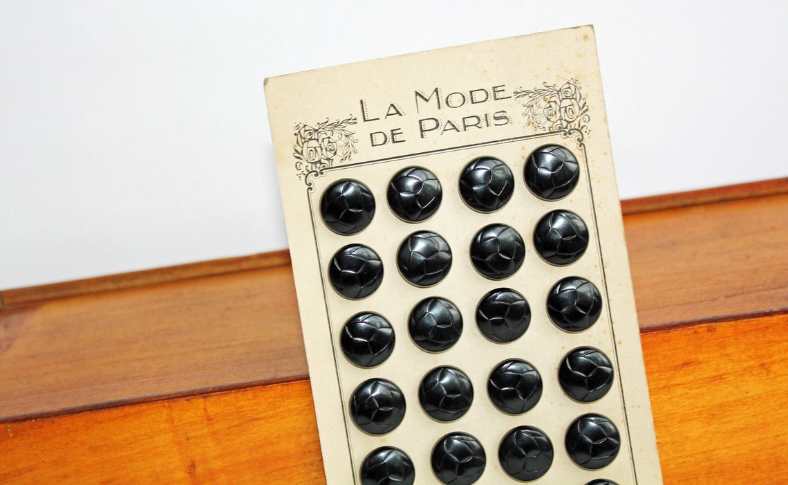 Vintage Parisian Buttons - Etsy