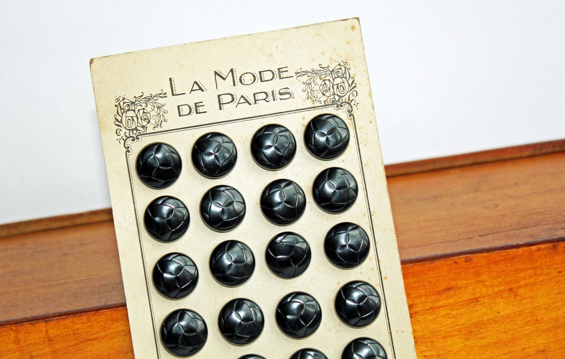 Vintage Parisian Buttons - Etsy