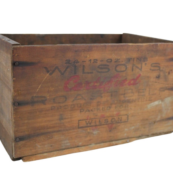 Vintage Wood Box - Etsy