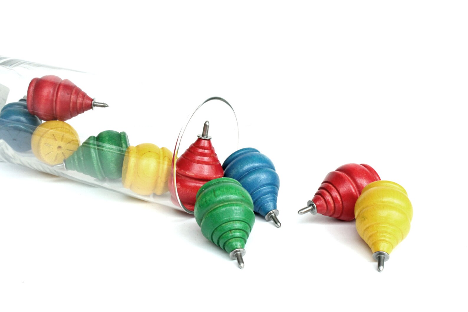 Vintage Wood Toy Tops - Etsy