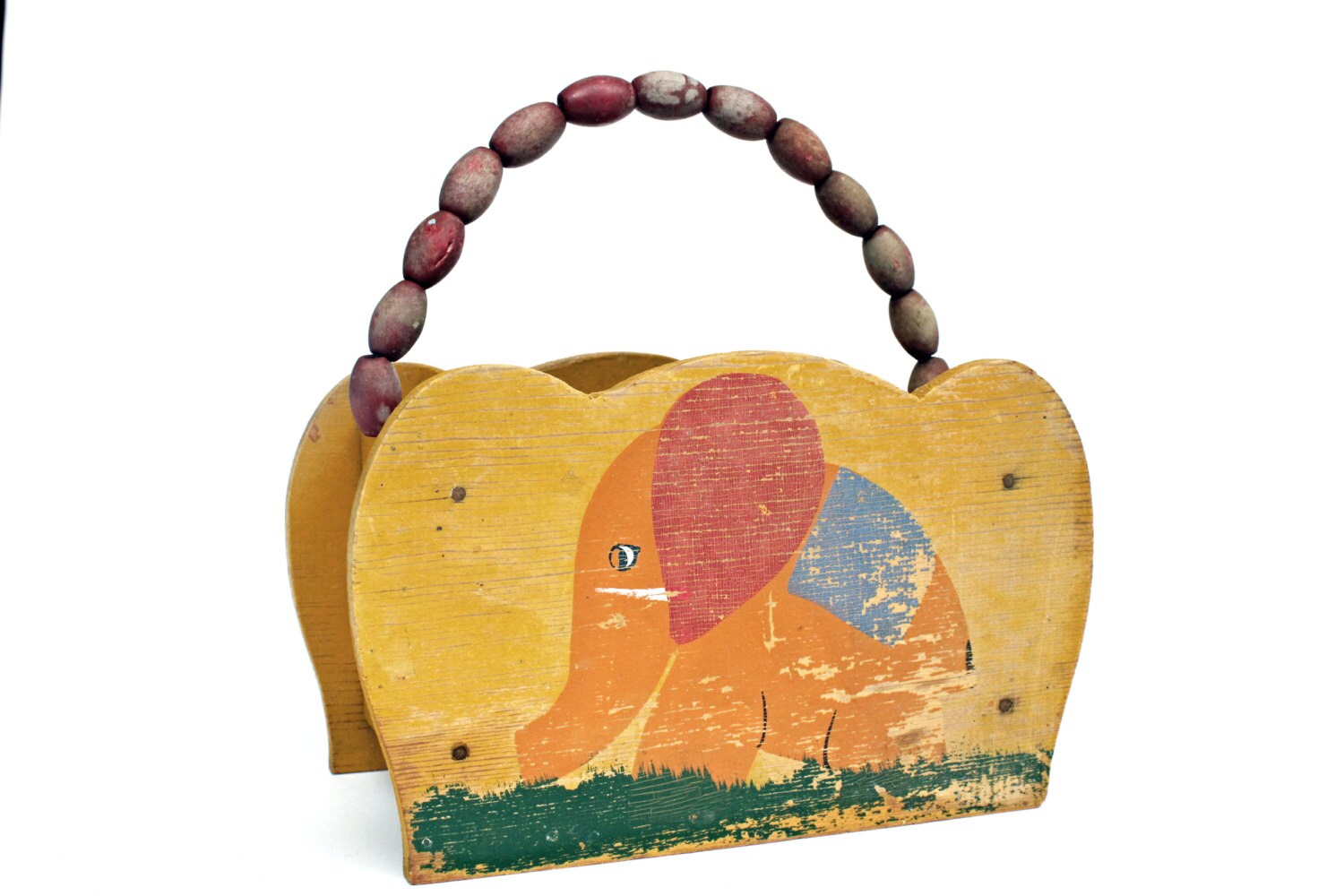 Vintage Wood Childs Box Easter Box - Etsy