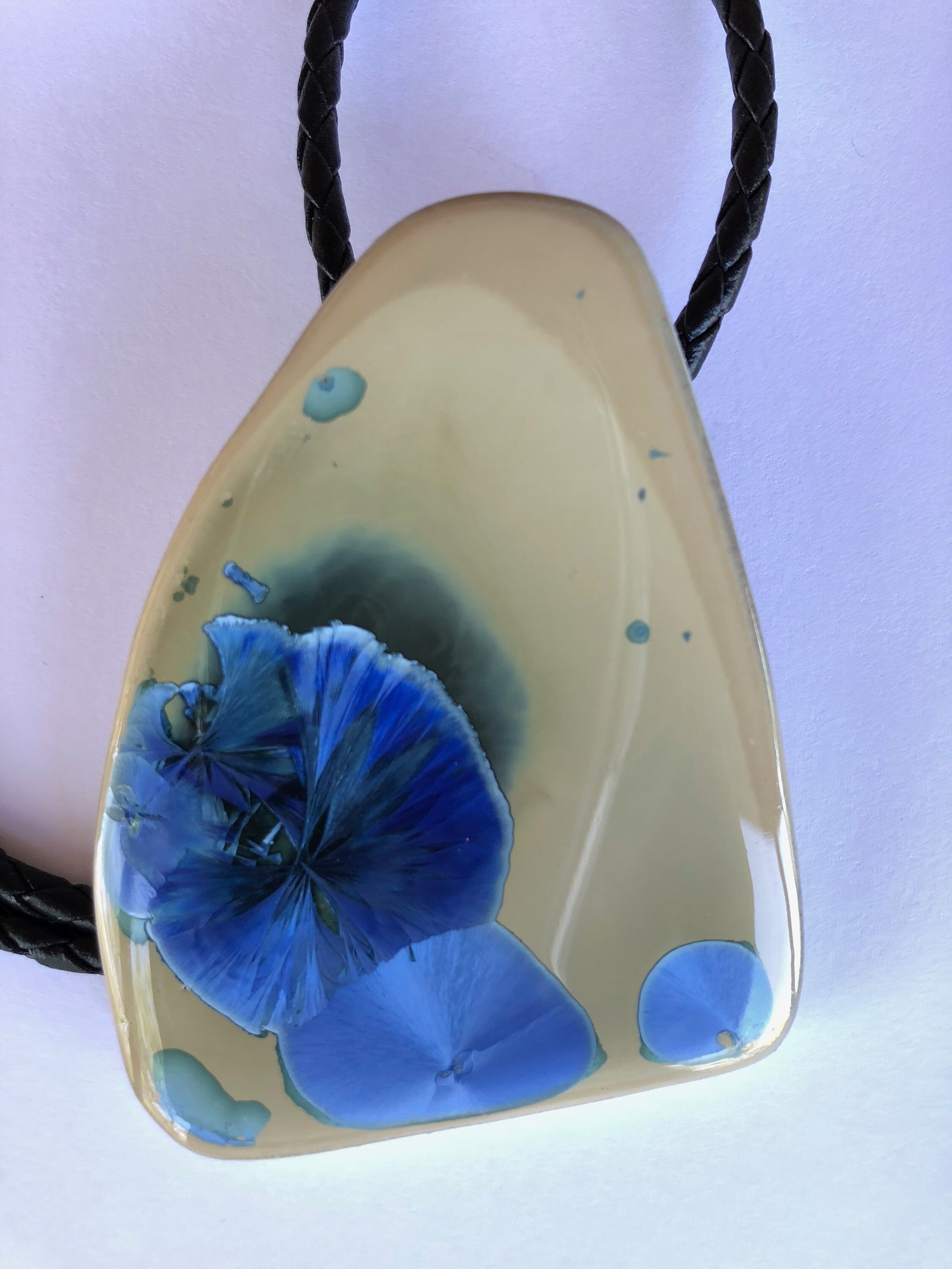 Crystalline-glazed Porcelain Bolo Tie #152 - Etsy