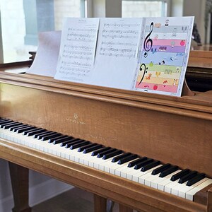 Story-based Piano Notes- Learning Music Through Story and Color- PDF - Etsy