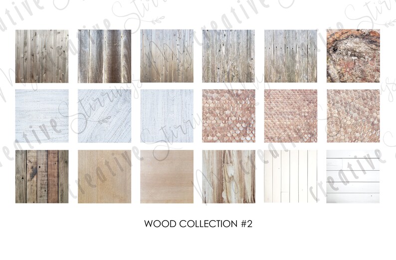 Wood Collection #2- Real Wood Grain Stock Photos, Wood Texture Digital ...