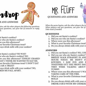 Christmas Game- Who Took Santa's Cookies- PDF - Etsy