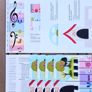 Story-based Piano Notes- Learning Music Through Story and Color- PDF - Etsy