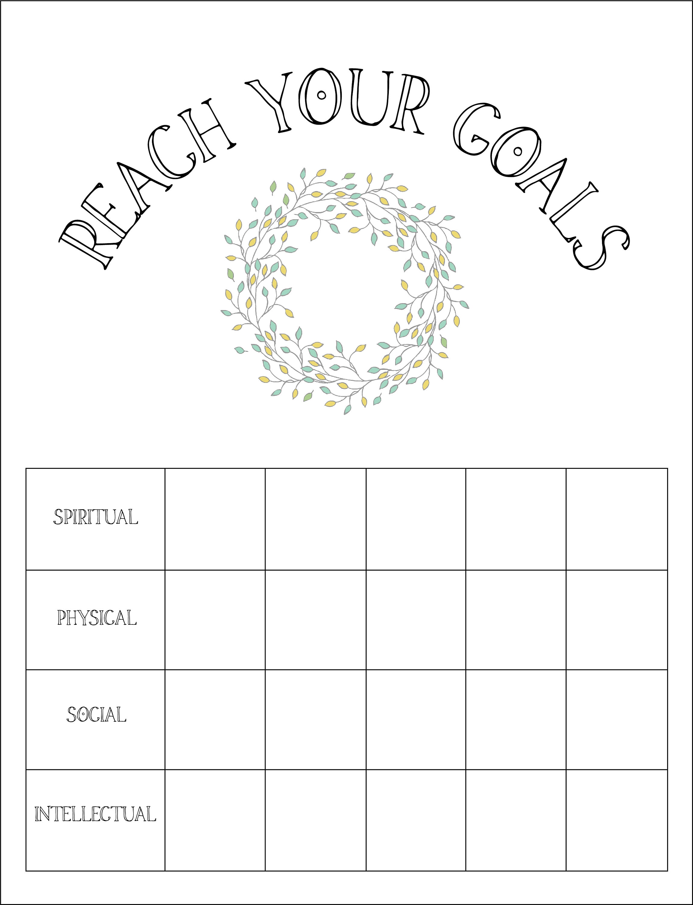 Children and Youth Program GOAL and REWARD Charts and Easy Action Plans ...