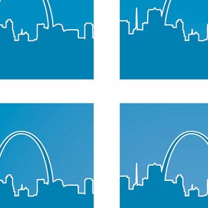 St. Louis Skyline, Abstract Print, STL, Saint Louis, Saint Louis Print ...
