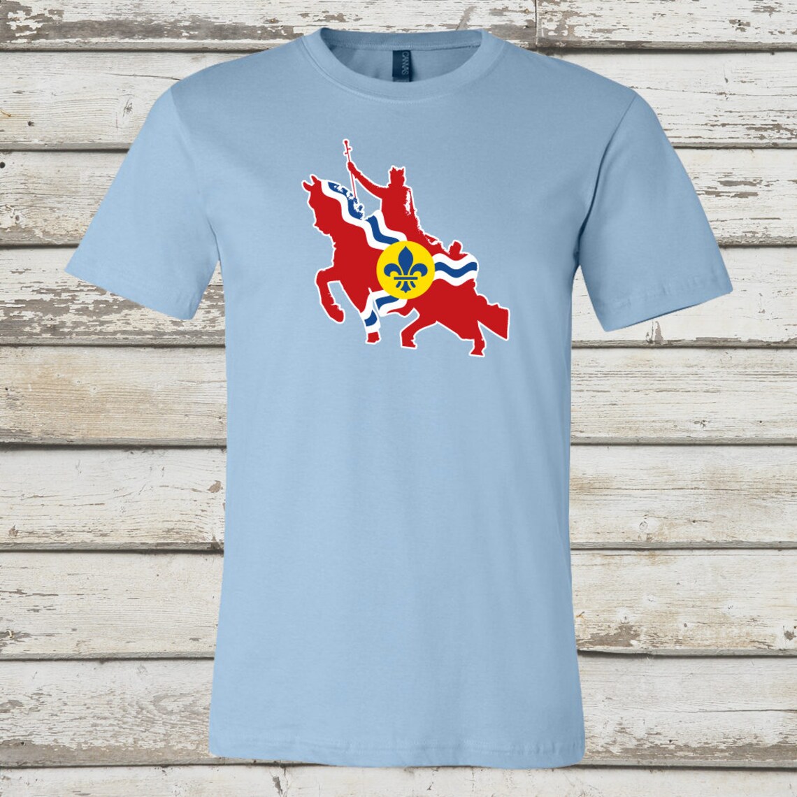 STL Statue Flag STL City Shirt by Benton Park Prints St - Etsy