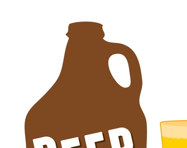 A Growler of Beer Keeps a Fridge Happy, Beer Growler, Beer Print, Beer ...