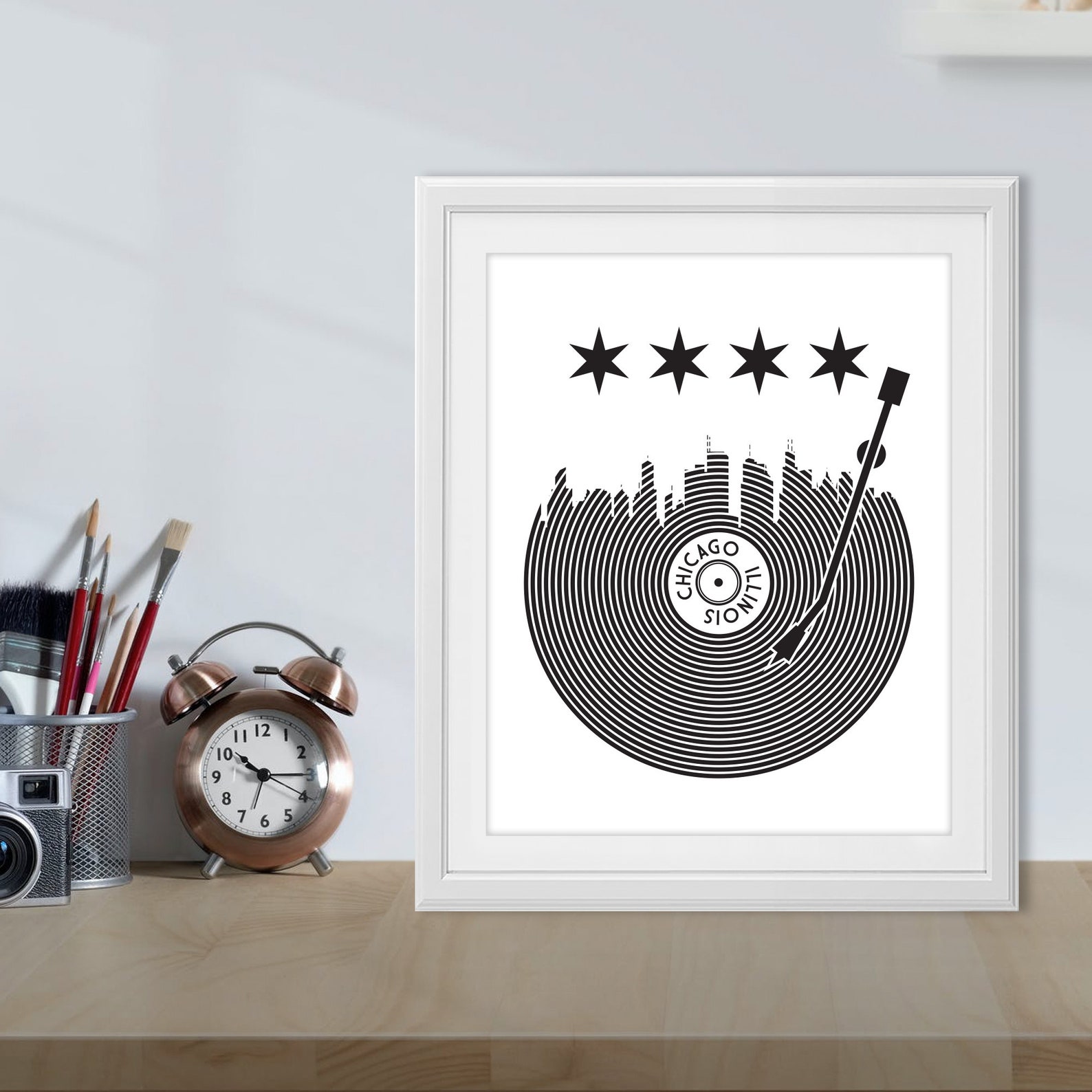 Chicago Record Print Chicago Record, Chicago Vinyl, Chicago Wall Art ...