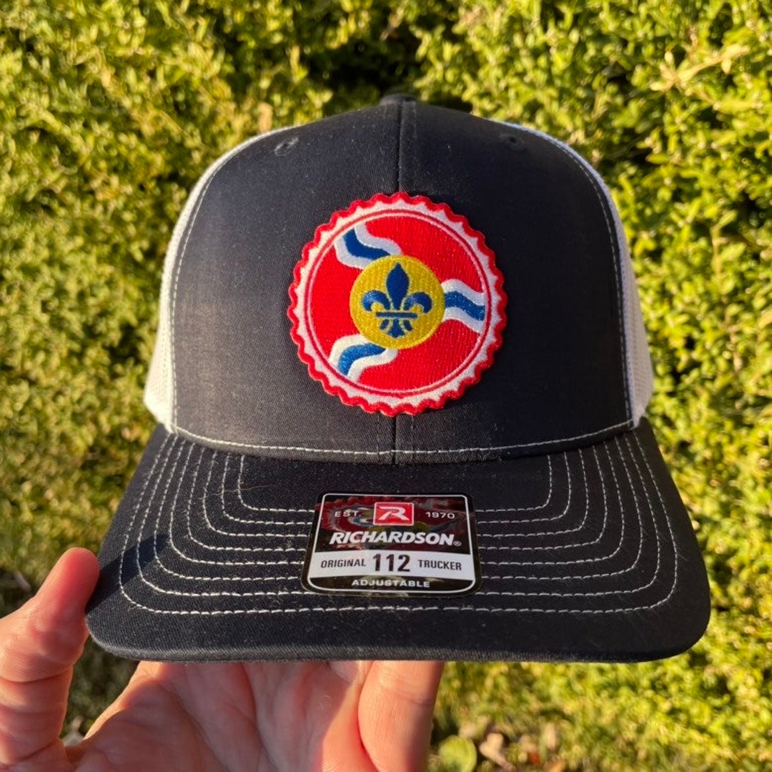 STL Beer Hat - Navy and White Trucker Hat - Etsy