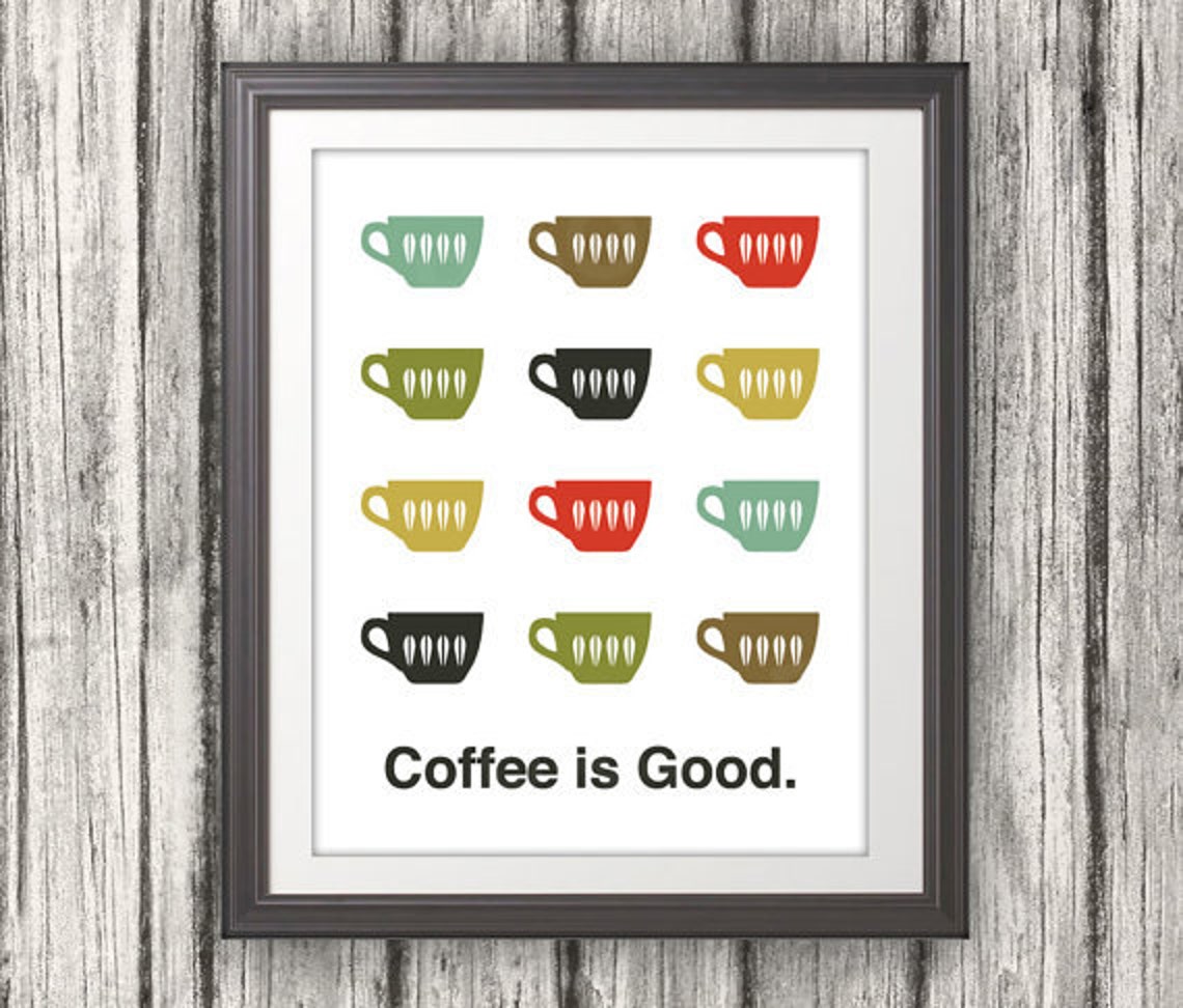 Coffee Home Décor Coffee Print Coffee Print Coffee Poster - Etsy