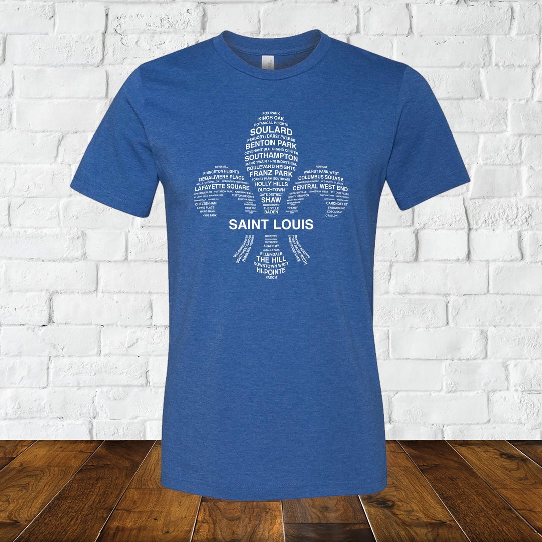 STL Neighborhoods Tee, St Louis T-shirt, Soft T-shirt, Saint Louis ...