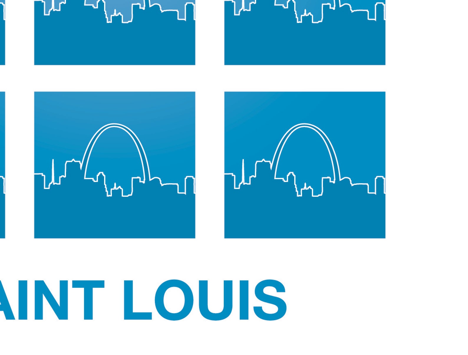 St. Louis Skyline, Abstract Print, STL, Saint Louis, Saint Louis Print ...