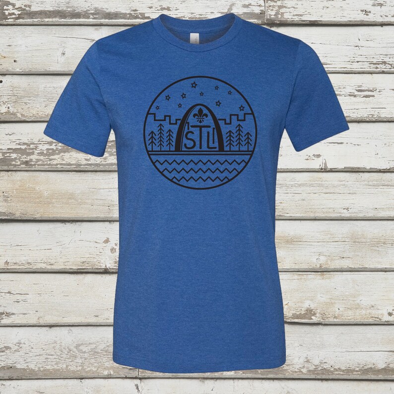 St Louis Camp Shirt - STL City Shirt by Benton Park Prints, St Louis ...