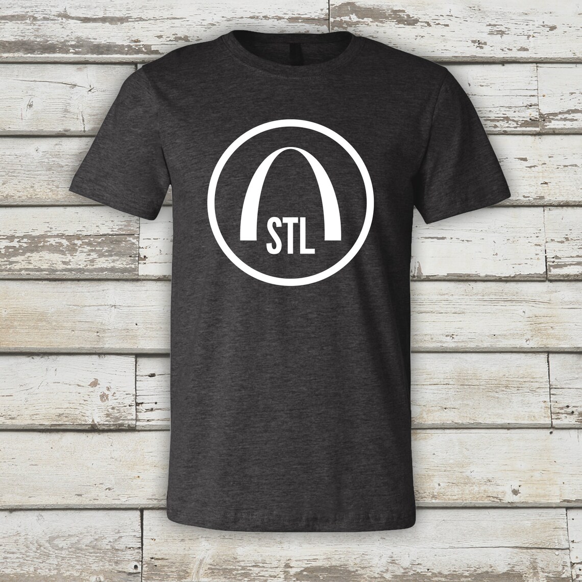 STL Arch Minimalist Tee - A STL City Shirt by Benton Park Prints, St ...