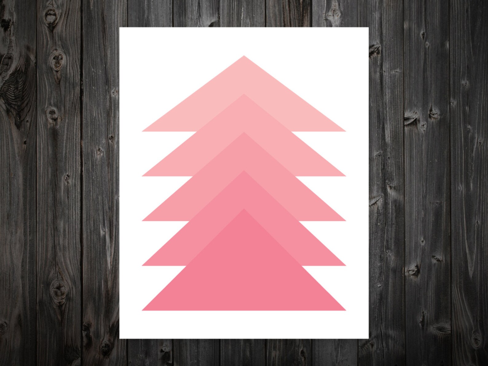 Pink Pink Triangle Pink Triangles Pink Shapes Abstract | Etsy