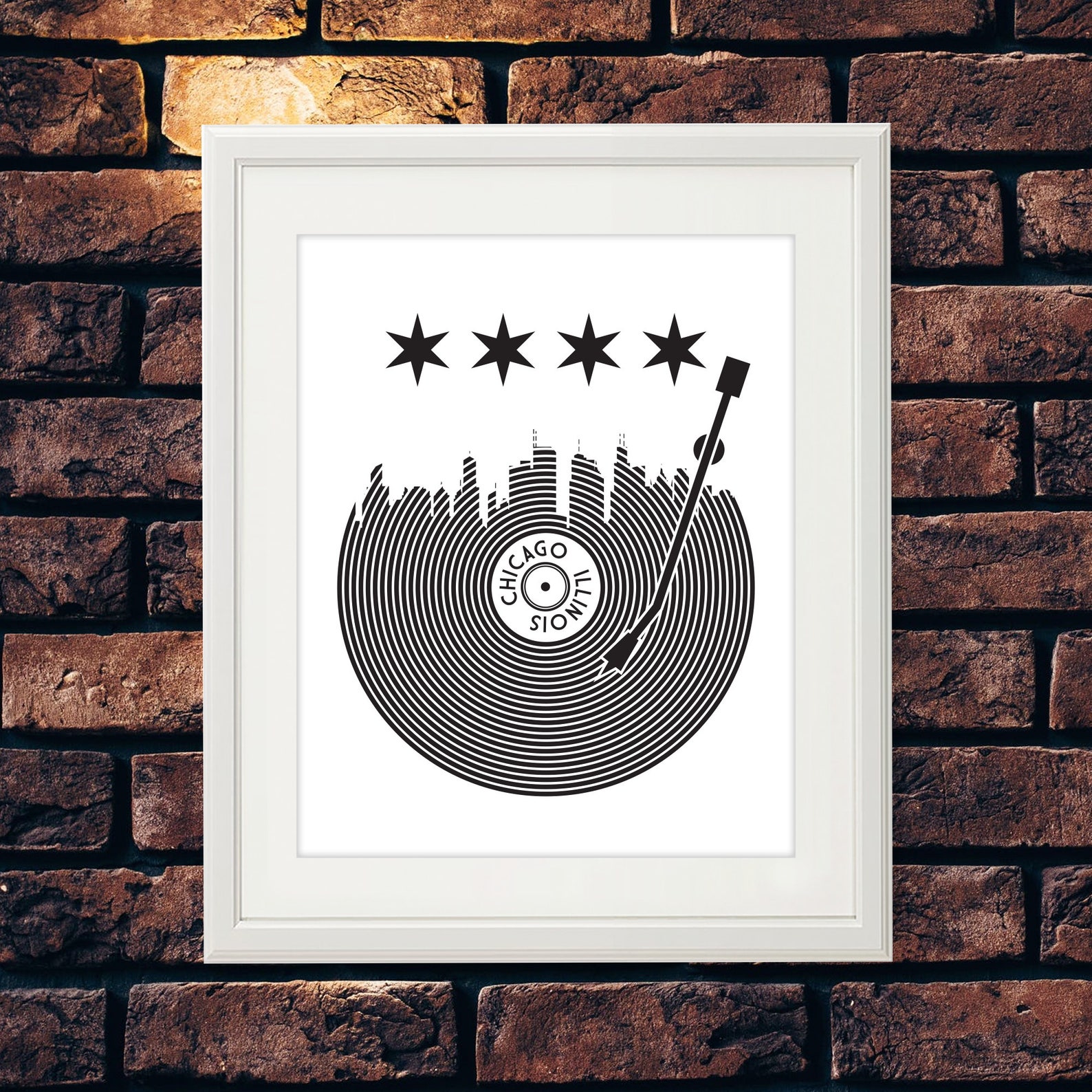 Chicago Record Print Chicago Record, Chicago Vinyl, Chicago Wall Art ...