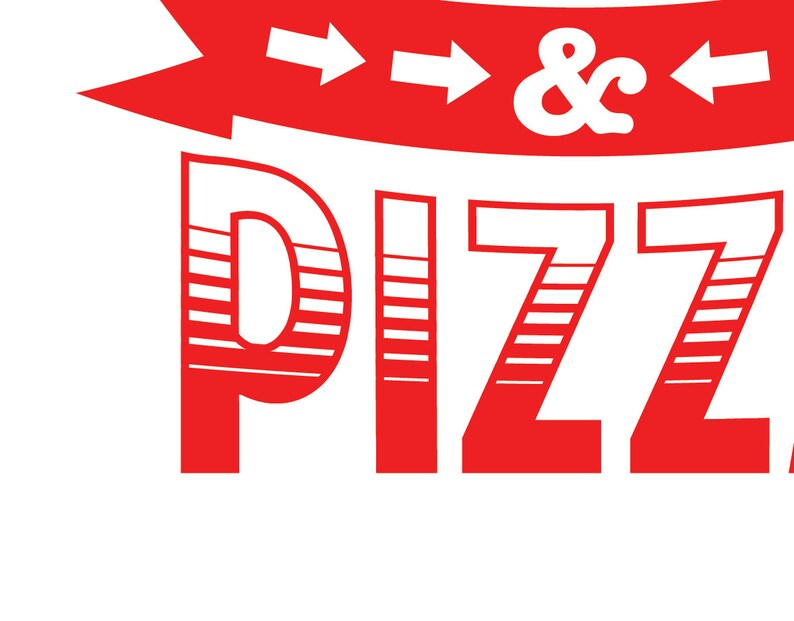 Peace Love & Pizza Pizza Art Pizza Print Pizza Poster - Etsy