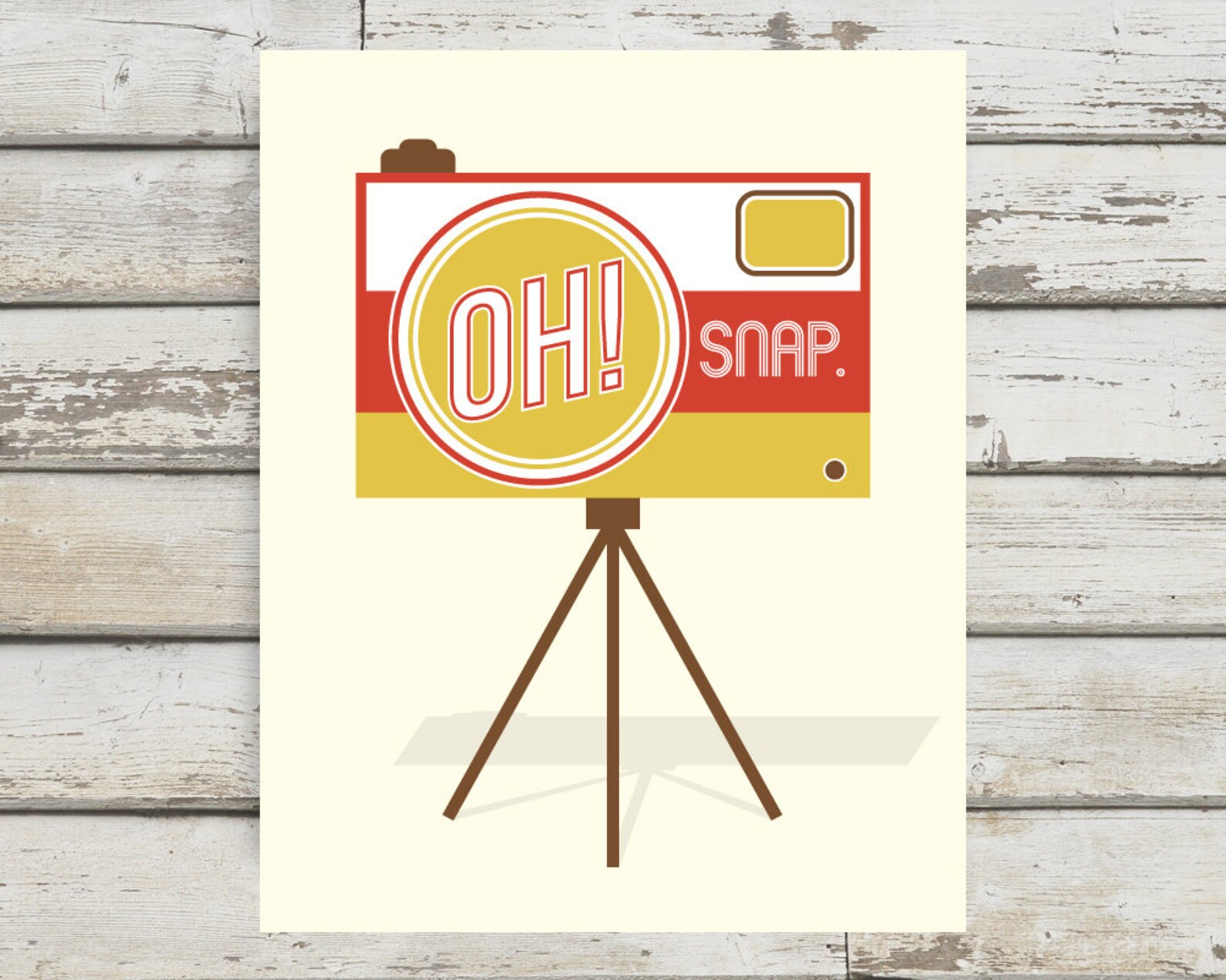 Oh Snap Camera Camera Print Camera Poster Camera Wall Art - Etsy