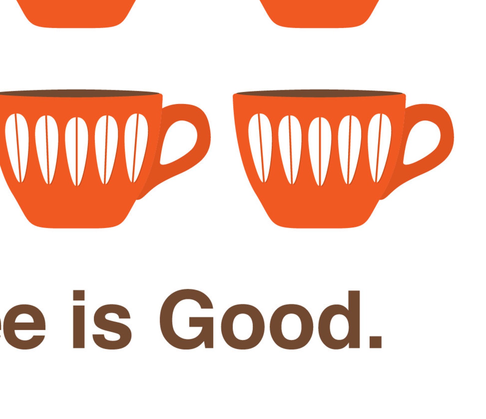 Coffee is Good Coffee Print Print for the Kitchen Poster | Etsy