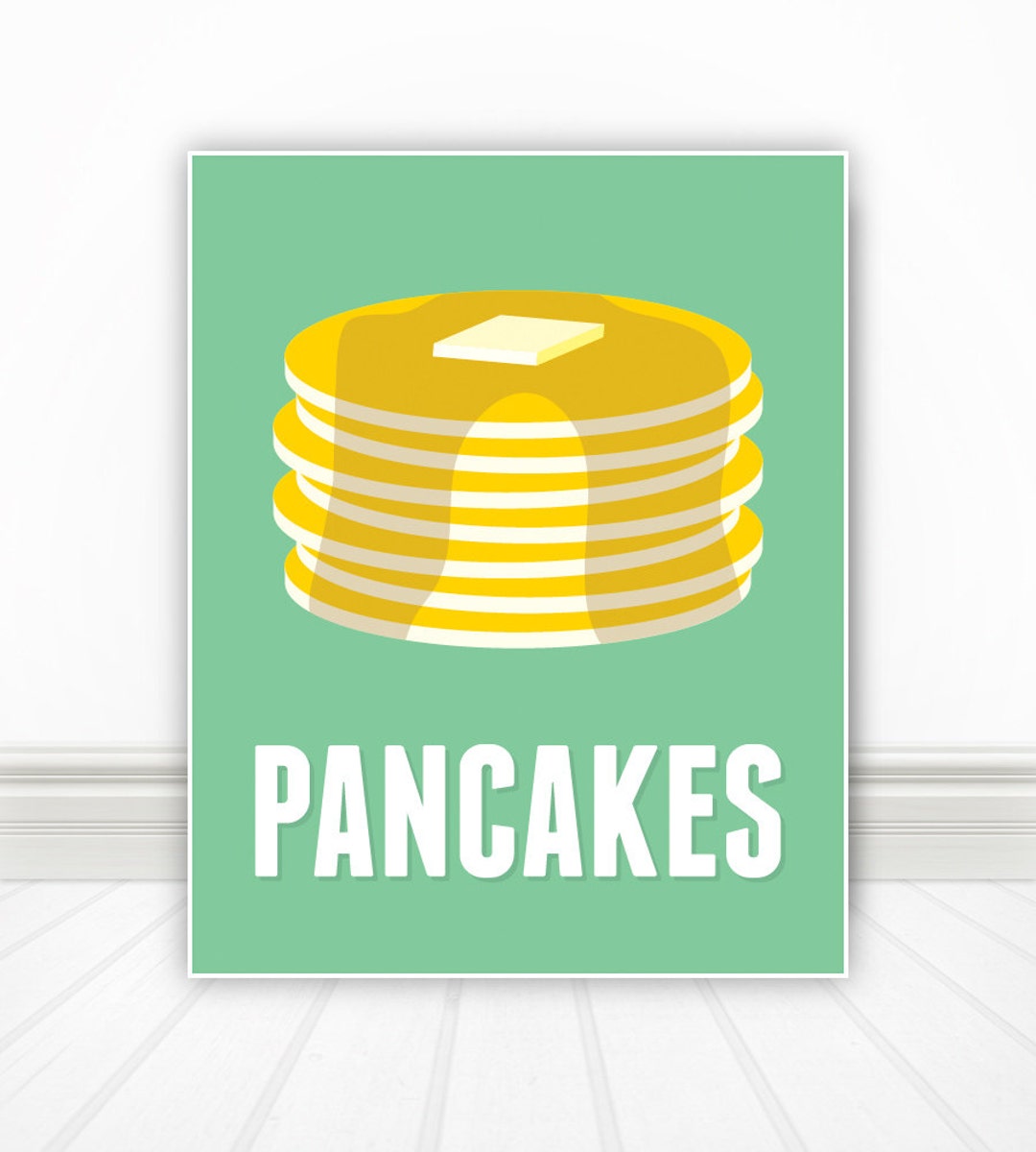 Pancakes, Pancakes Print, Breakfast Sign, Breakfast Art, Kitchen Print ...