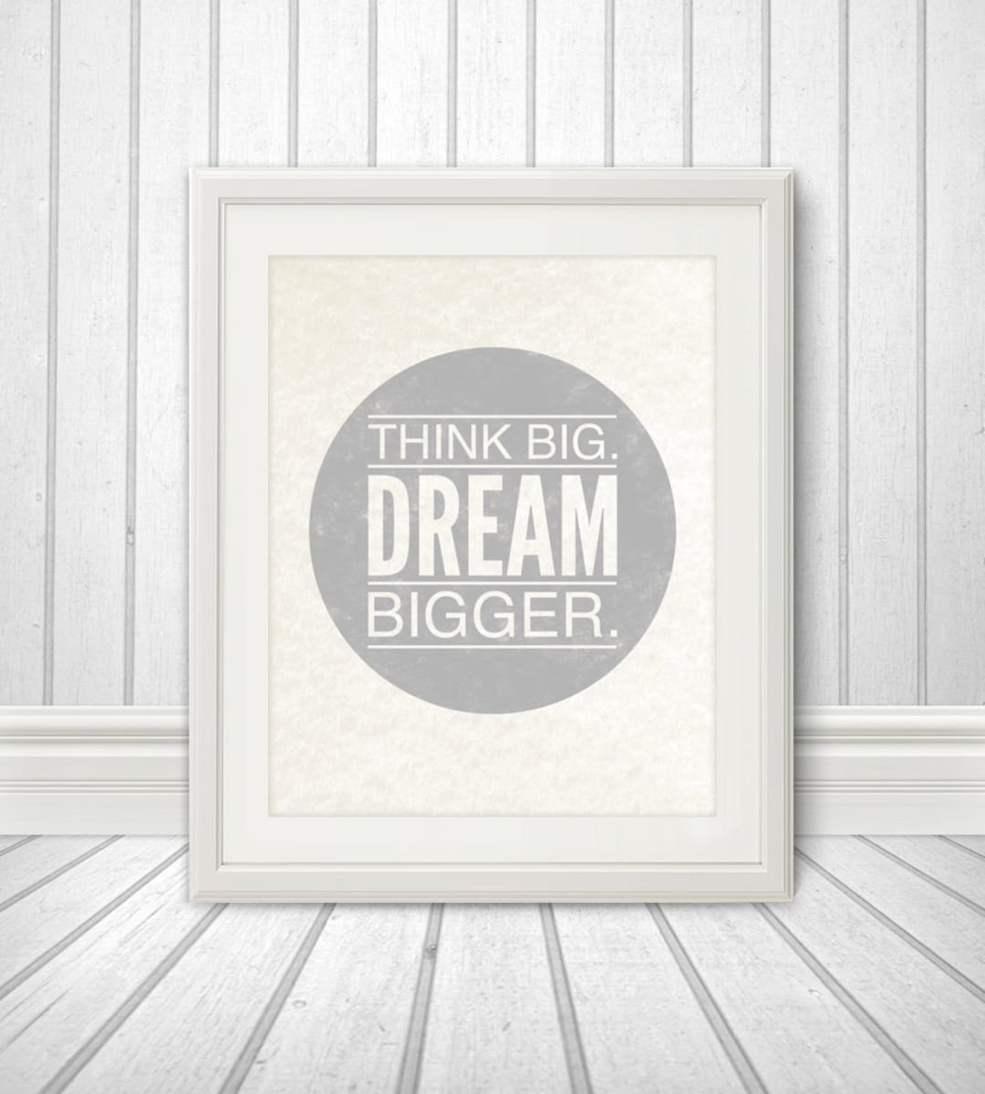 Think Big. Dream Bigger. Motivational Print, Motivational Print ...