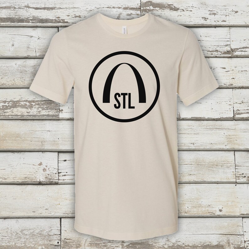 STL Arch Minimalist Tee A STL City Shirt by Benton Park - Etsy