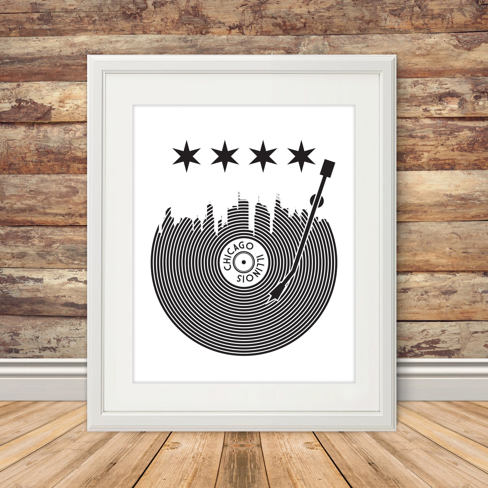 Chicago Record Print Chicago Record, Chicago Vinyl, Chicago Wall Art ...