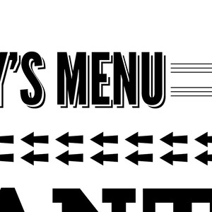 Today's Menu: Kitchen Print, Kitchen Art, Kitchen Poster, Kitchen Decor ...