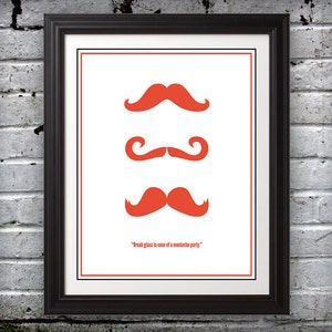Mustache Party Print - Etsy
