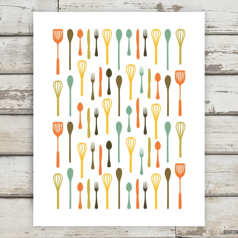 Fun Kitchen Art - Etsy