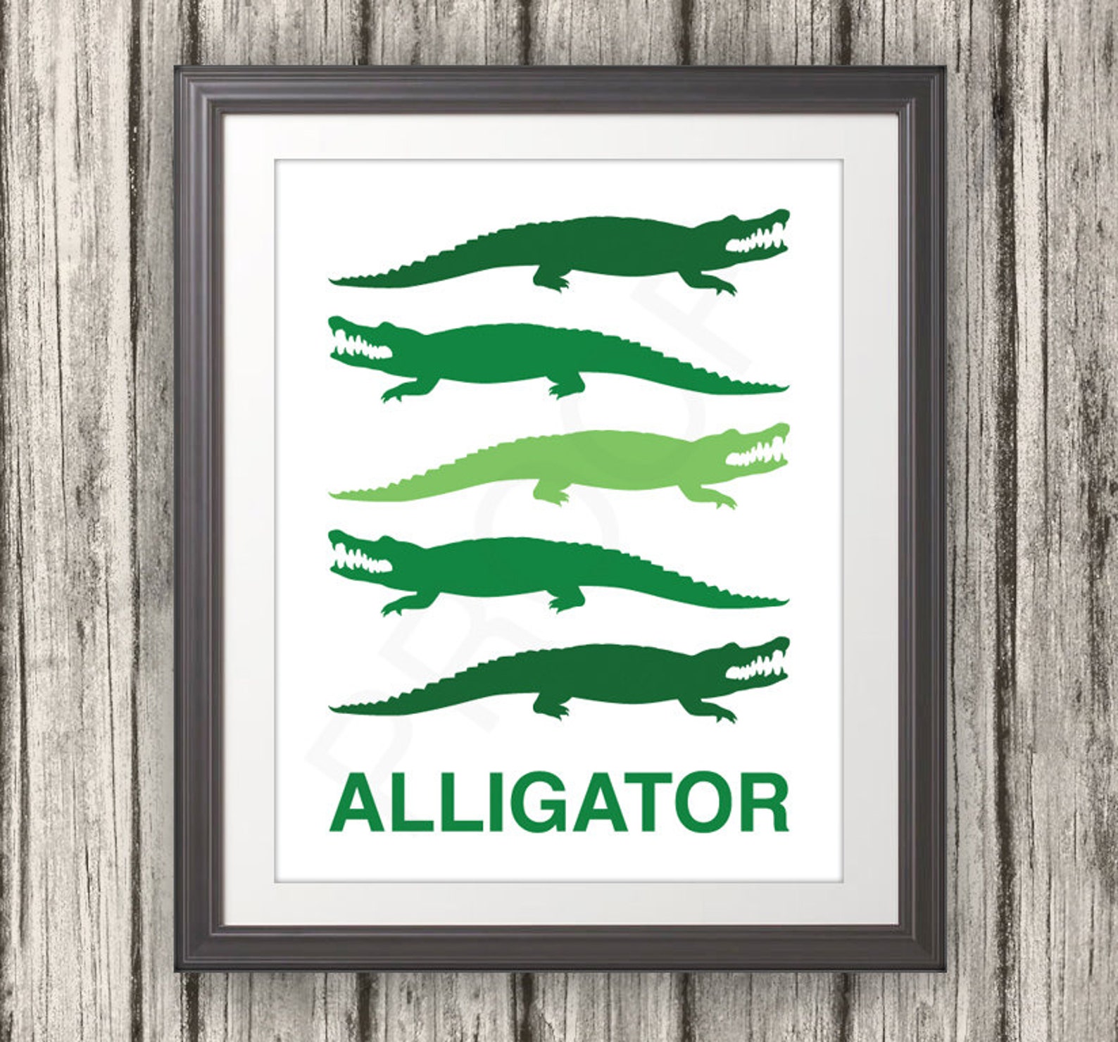 Green Alligator Nursery Print Alligator Print Alligator - Etsy