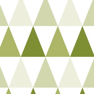 Abstract Green Triangles, Triangle Print, Triangle Art, Triangle Poster ...