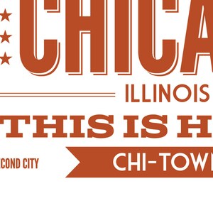 Chicago, CHI, Chicago Typography, Chicago Print, Chicago Art, Chicago ...