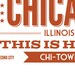 Chicago, CHI, Chicago Typography, Chicago Print, Chicago Art, Chicago ...